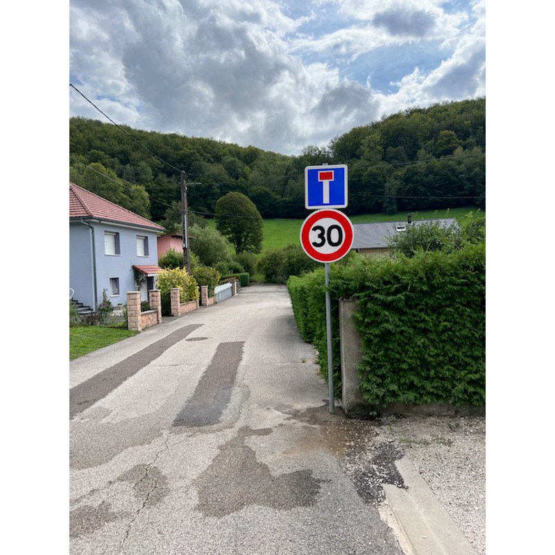 Panneau C13a - Impasse, voie sans issue I WP Signalisation