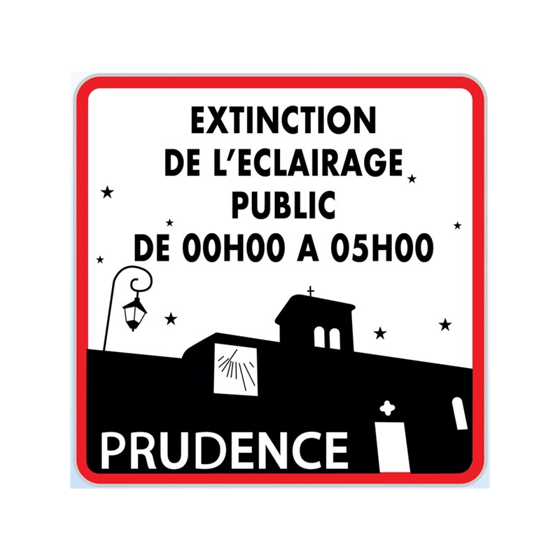 Panneau extinction de l’éclairage public | WPS