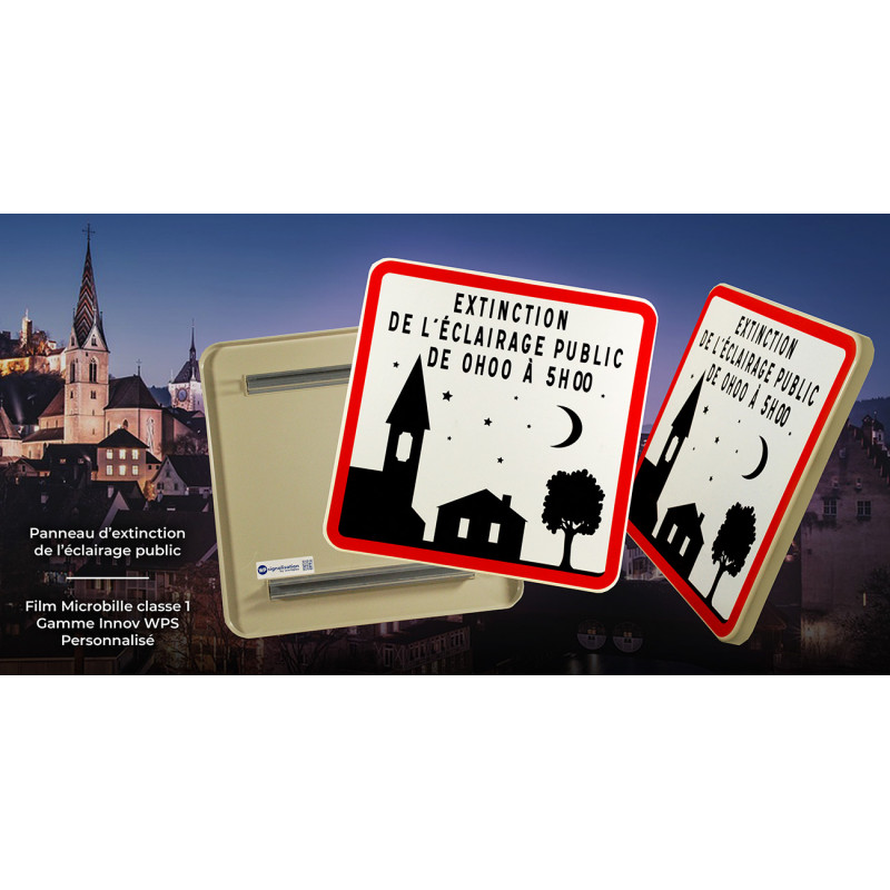 Panneau extinction de l’éclairage public | WPS