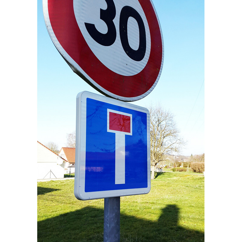 Panneau C13a - Impasse, voie sans issue I WP Signalisation