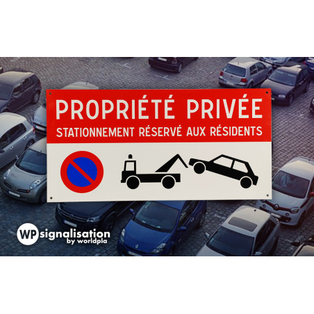 Plaque et panneau propriété privée personnalisé | WPSignalisation