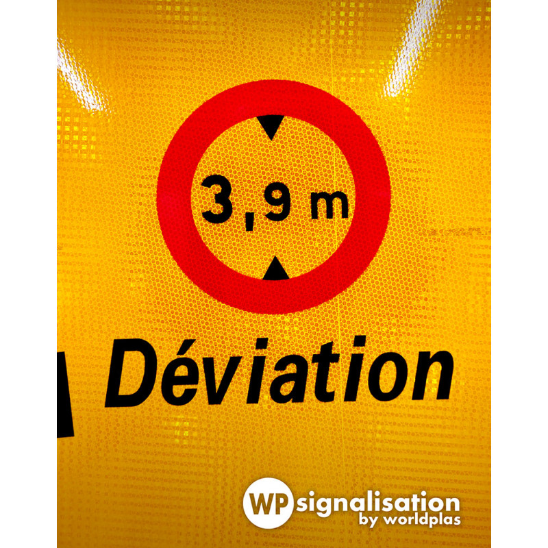 Panneau KD42a ex1 - Déviation | WPSignalisation Panneau KD42a ex1 - Déviation | WPSignalisation