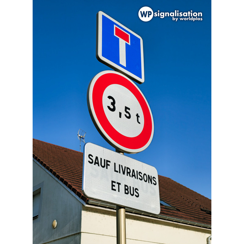 Panneau C13a - Impasse, voie sans issue I WP Signalisation