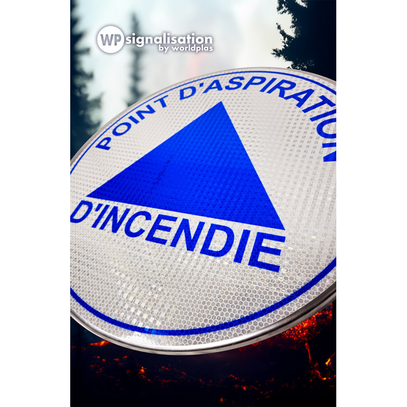 Panneau point d'aspiration incendie | WP Signalisation