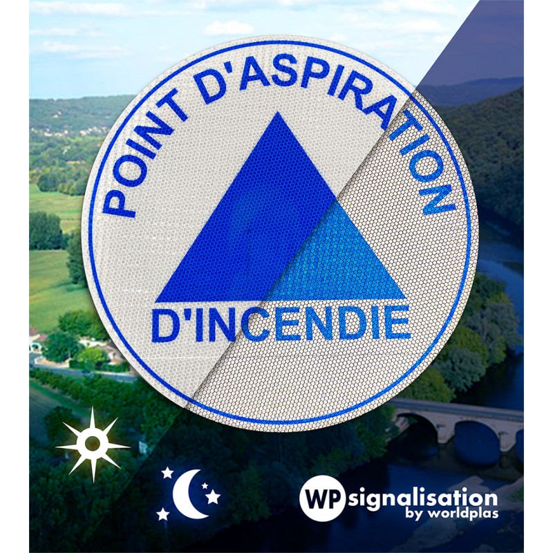 Panneau point d'aspiration incendie | WP Signalisation