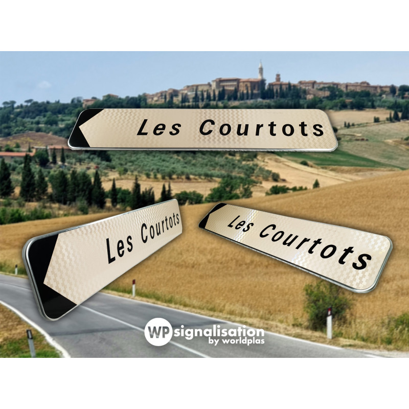 Panneau directionnel de position lieux-dits D29b1 l WP Signalisation ...