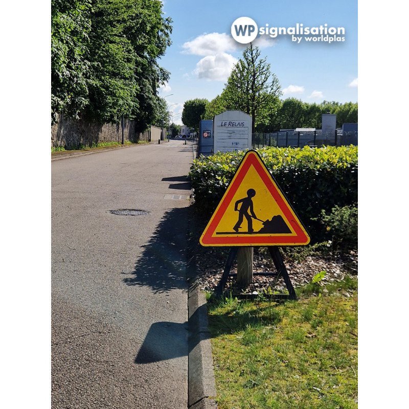Panneau AK5 - Panneau de chantier travaux I WP Signalisation