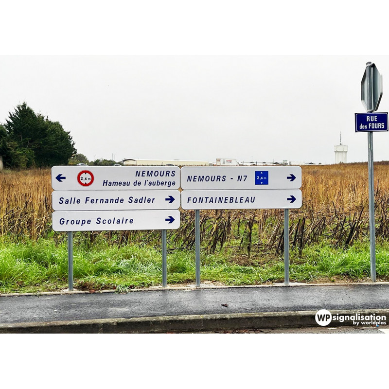 Panneau de présignalisation courante des carrefours D43 l WPS Classe ...