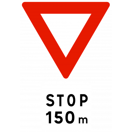 Panneau arrêt à l'intersection I Panneau AB5 I WP Signalisation