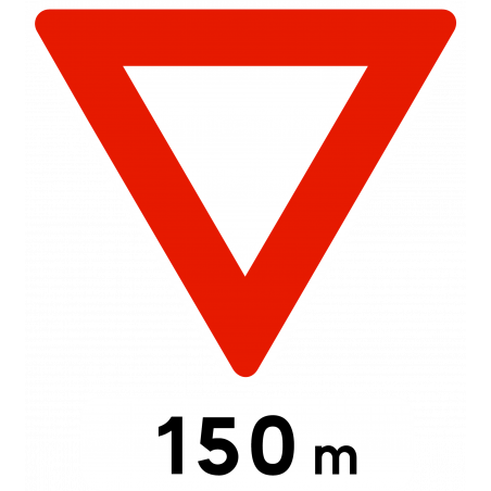 Panneau AB3b - Cédez le passage à l'intersection I WP Signalisation