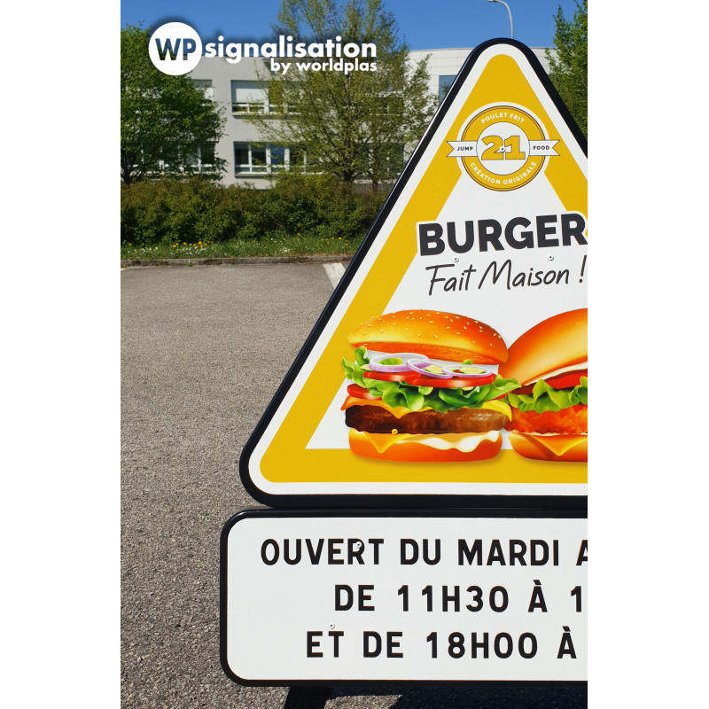 Panneau personnalisé pour Restaurant l WP Signalisation