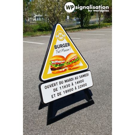 Panneau personnalisé pour Restaurant l WP Signalisation