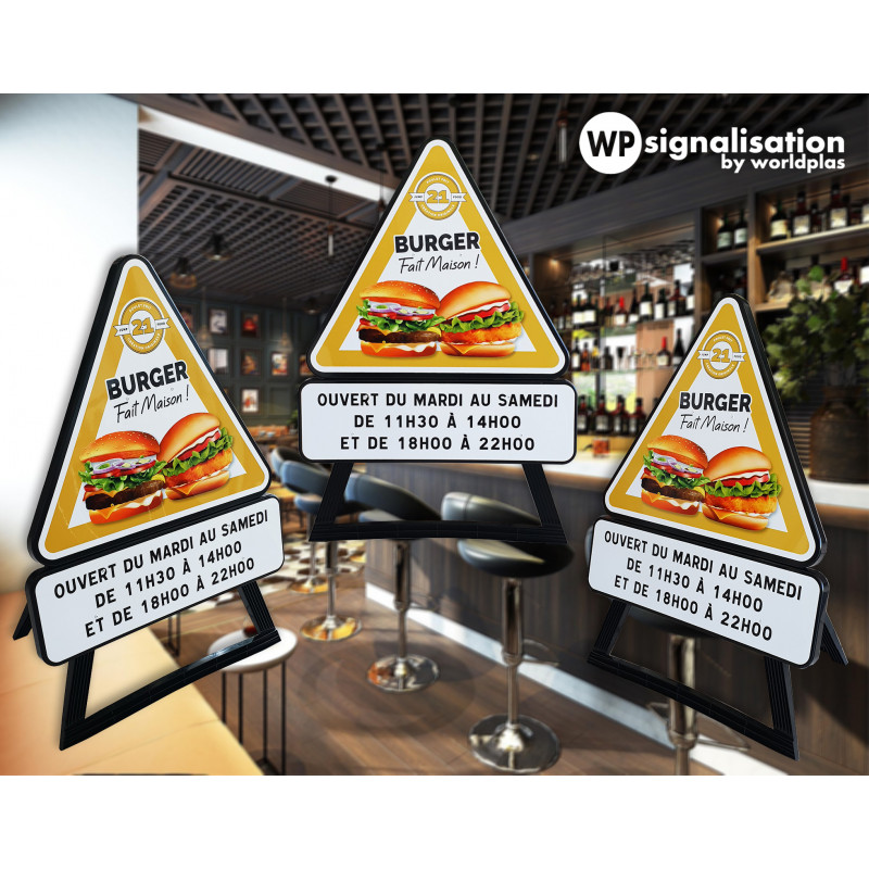Panneau personnalisé pour Restaurant l WP Signalisation