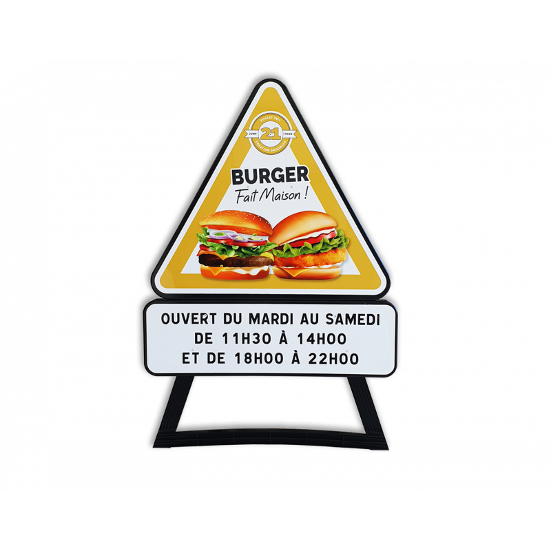 Panneau personnalisé pour Restaurant l WP Signalisation